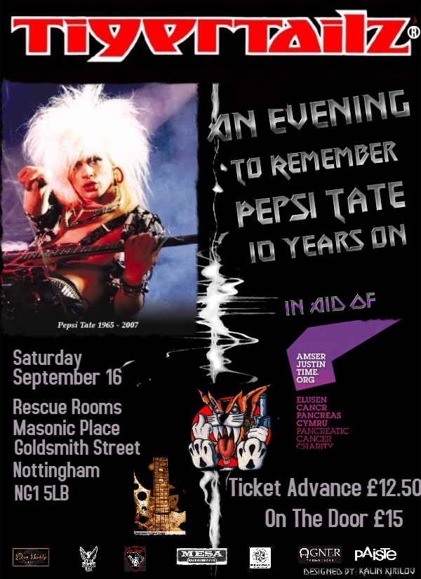 10 Years On – An Evening To Remember Pepsi Tate – ROCKPOSER DOT COM!