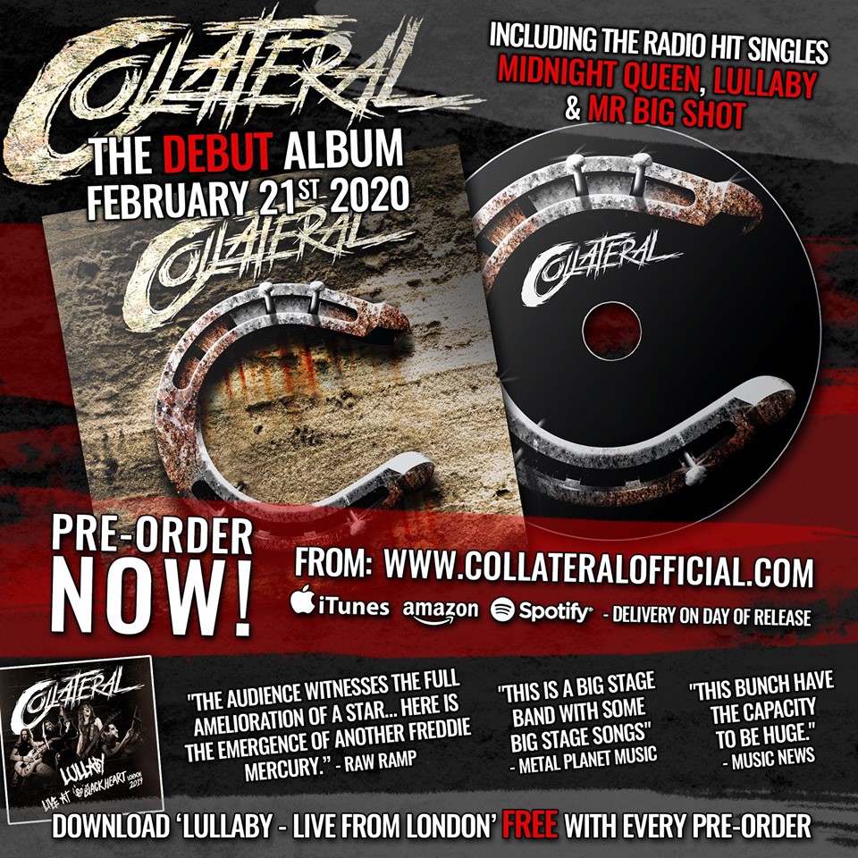 Collateral Announce Pre-order For Debut Album – ROCKPOSER DOT COM!