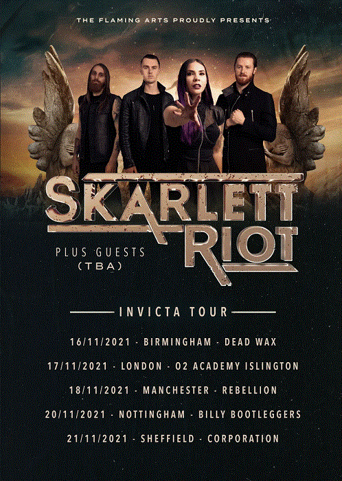 UK Rock Band Skarlett Riot Announce Tour Dates – ROCKPOSER DOT COM!