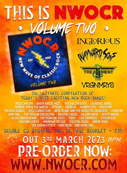 NWOCR Announce 'The Official New Wave Of Classic Rock - Volume 2 ...