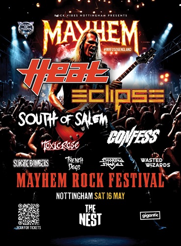 Mayhem Rock Festival Featuring H.E.A.T and Eclipse - ROCKPOSER DOT COM